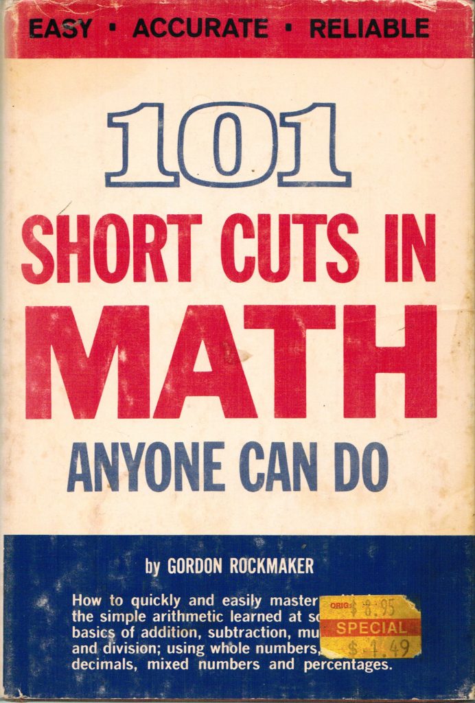 101 Shortcuts in Math Anyone Can Do | Northwest Front